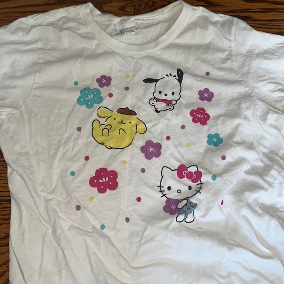 Sanrio | Tops | Hello Kitty Pompompurin Pochacco Tee | Poshmark